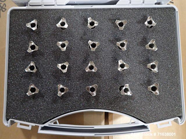 Used Capsugel Xcelodose 120 Capsule Filler and tooling components ma