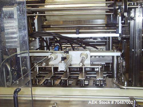 UsedPack Line PXM-5 Cup Filling and Sealing Machine. Unit is a five l