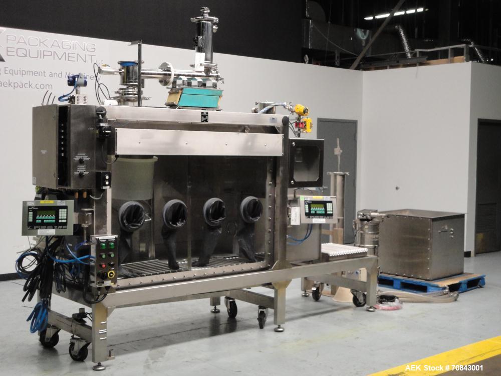 Used DEC Containment Powder Filling System. Consisting of: (1) vibrat