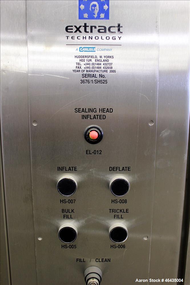 Used Extract Technology Pack-Off Isolator. 10" Diameter filling head
