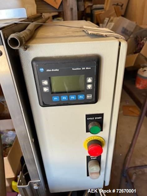 UsedEpak Tabletop 4 Head Inline Time Gravity Filler. Benchtop unit ha