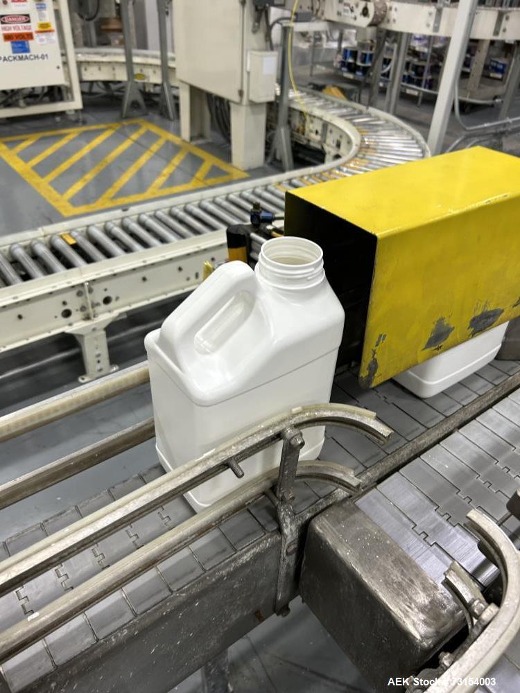 Used Epak 6 Head Automatic Inline Gravity Filler w/Remote Pump Signal