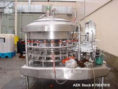 UsedFederal 24 Valve Rotary Gallon Gravity Filler. Includes change pa