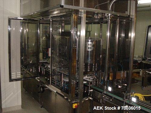 Used MAR Liquid Filler/Capper System, Model M52-12RL/10TV10TV. 12 hea