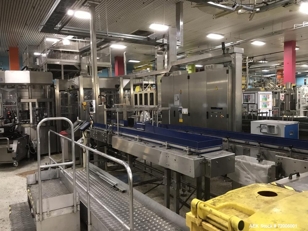 Used Krones Super Bloc Glass Bottle Filling Line. For 18000 bottles o