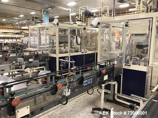 Used Krones Super Bloc Glass Bottle Filling Line. For 18000 bottles o