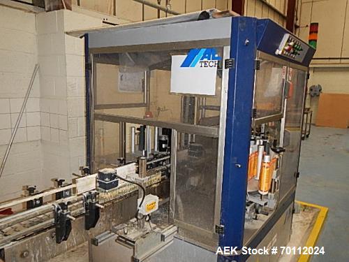 Used Masterfil 6 Head Liquid Filler. 6 x 5ltr stainless steel pistons