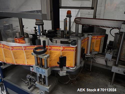 Used Masterfil 6 Head Liquid Filler. 6 x 5ltr stainless steel pistons