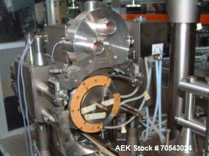 UsedPowder Filling/Bung Inserter/Crimper with 2 dosing heads. Dosing