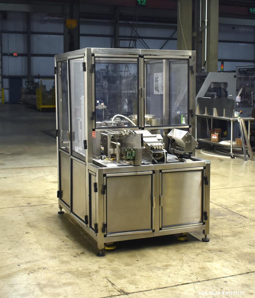 Used Shields Monoblock Insulin Epipen Filler & Rubber Stopper Machine