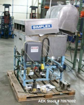 UsedSimplex Dual T Four Piston Automatic Filling Machine. Includes H