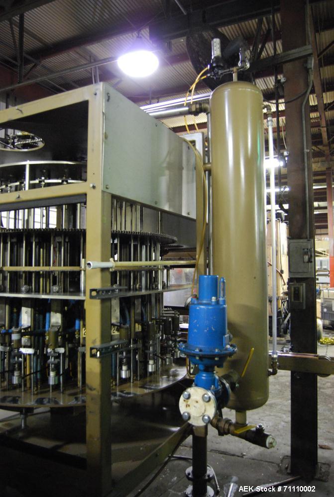 Used Laub 24 Station Rotary Piston Filler. Laub Hunt Model 92F6224.