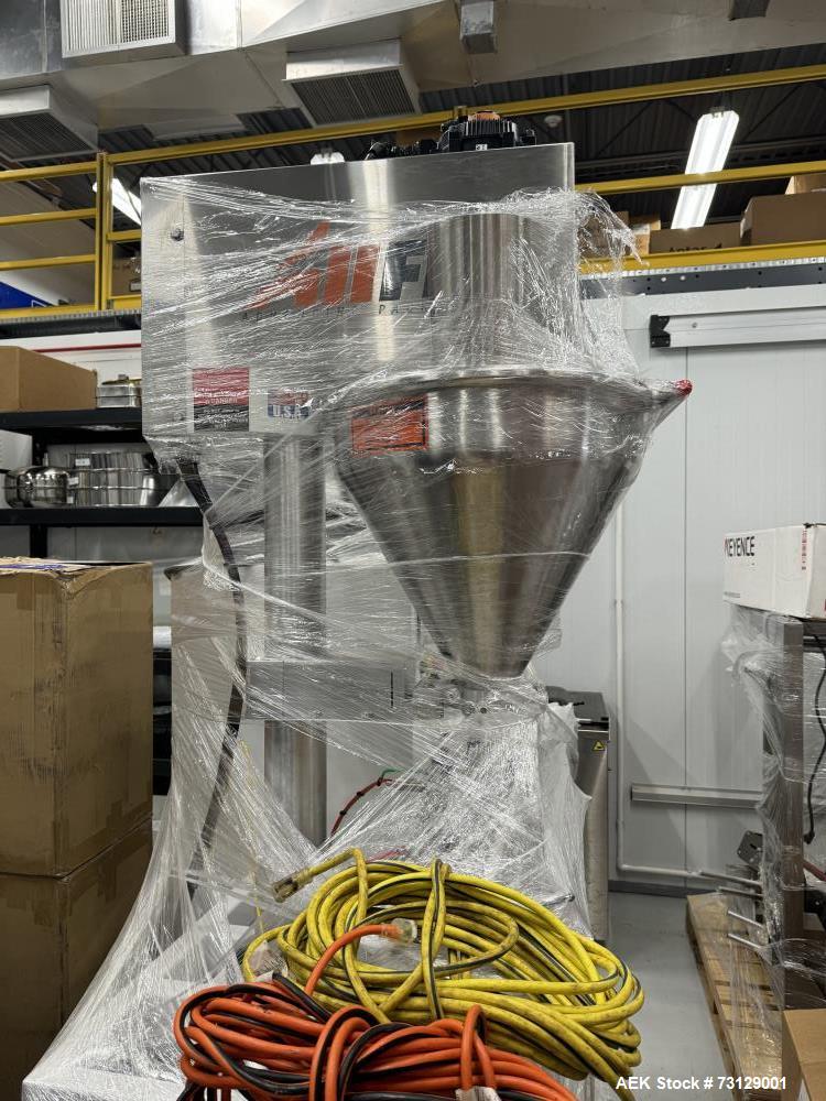 Used All Fill Model SHAS-SV-600 Automatic Inline Auger Filler. Capabl