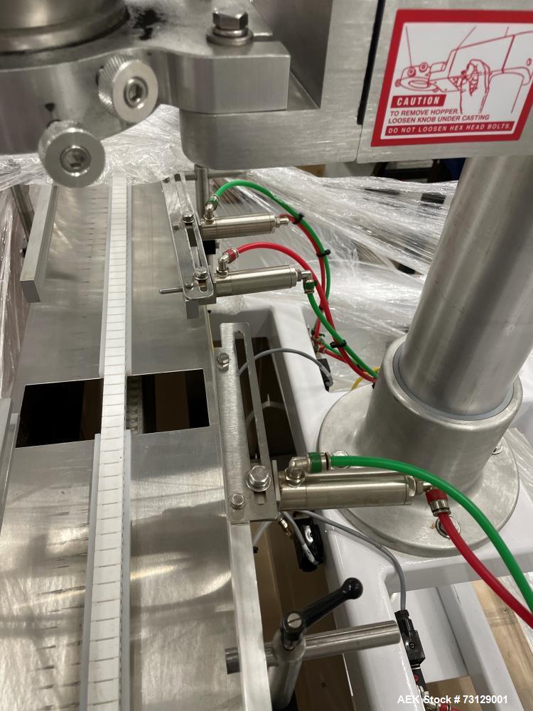 Used All Fill Model SHAS-SV-600 Automatic Inline Auger Filler. Capabl