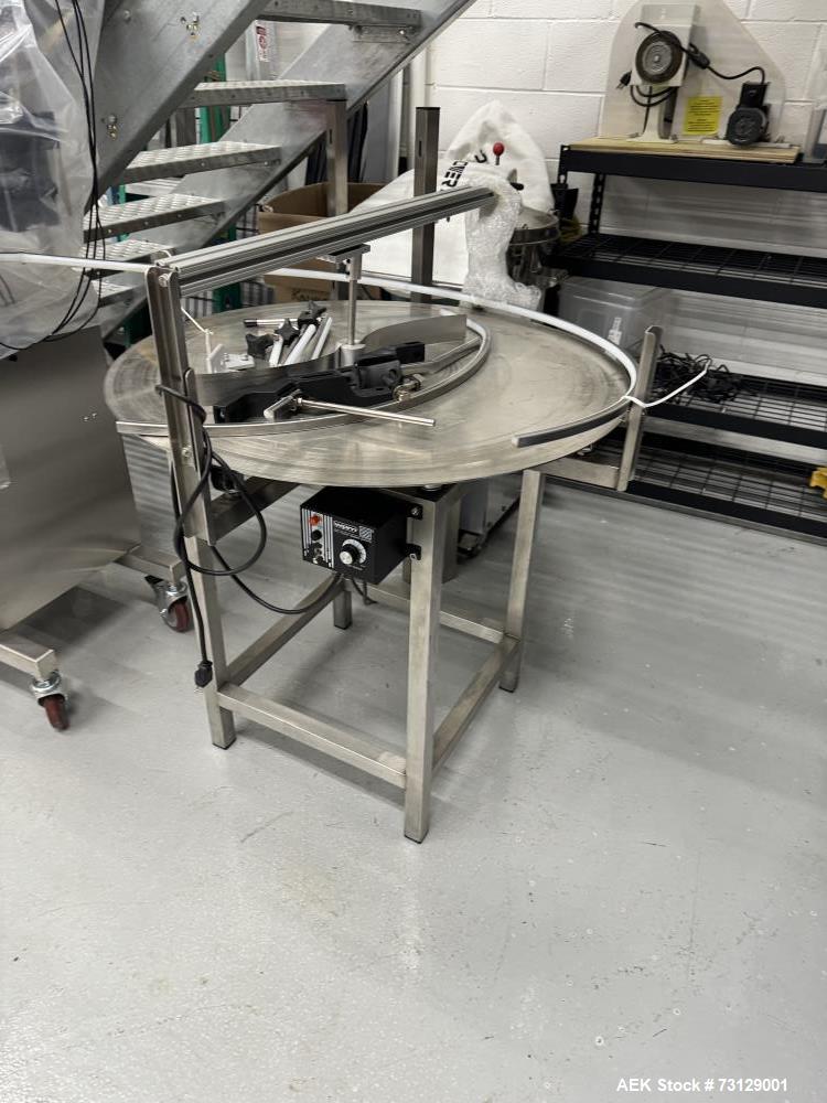 Used All Fill Model SHAS-SV-600 Automatic Inline Auger Filler. Capabl