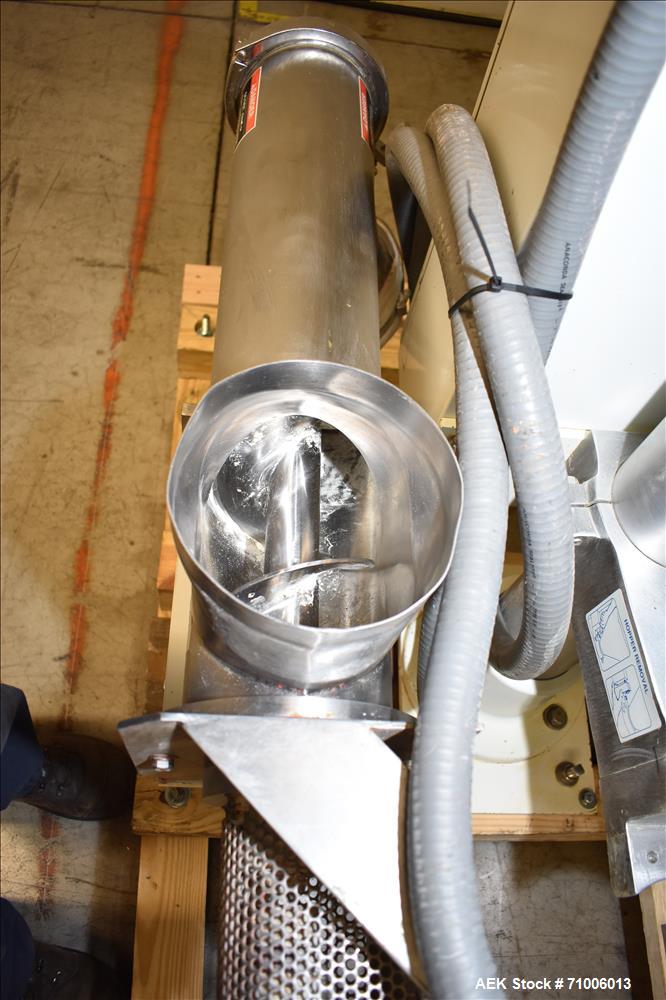 Used Mateer Powder Auger Filler, Model 1900 CE. Includes All-Fill hor