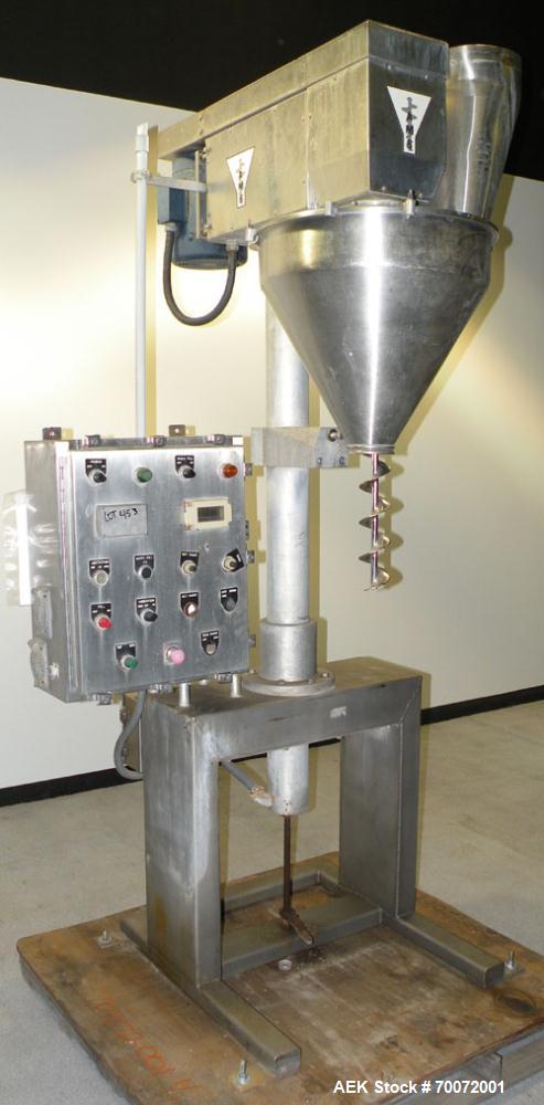 Used AMS Semi-Automatic Single Head Auger Filler, Model A-110, 304 St