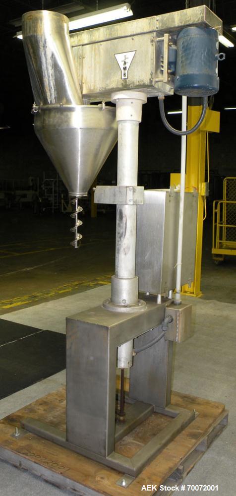 Used AMS Semi-Automatic Single Head Auger Filler, Model A-110, 304 St