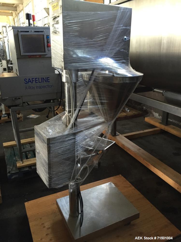 Used Noah Model CF-5B Semi-Automatic Powder Auger Filler. Capable of