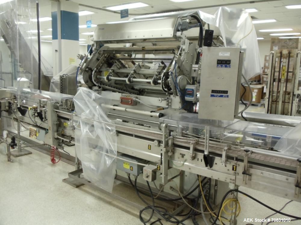 Used Merrill 48-39AH High Speed Dual Lane Slat Counter capable of spe