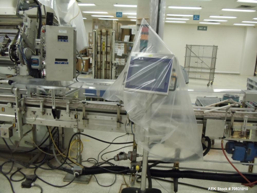 Used Merrill 48-39AH High Speed Dual Lane Slat Counter capable of spe