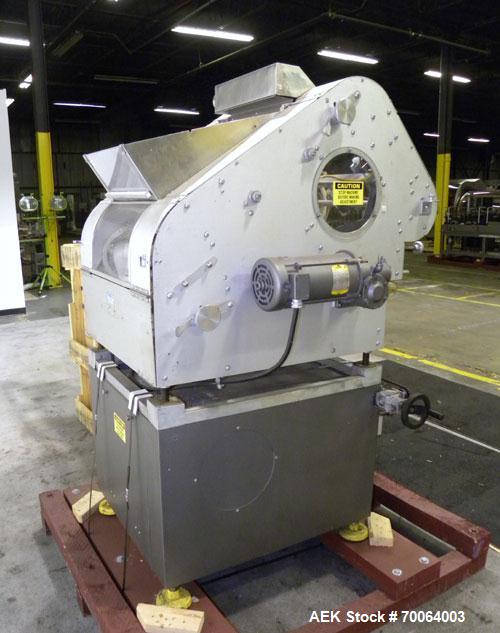 Used Merrill Model 72-16AD Automatic Inline Slat Counter. Filler is c