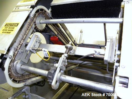 Used Merrill Model 72-16AD Automatic Inline Slat Counter. Filler is c