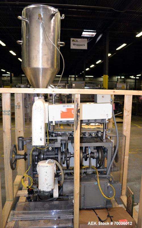 Used Arenco GAB Metal Tube Filler. Capable of speeds up to 60 TPM. Se