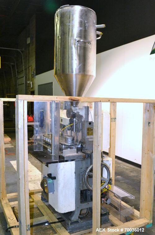 Used Arenco GAB Metal Tube Filler. Capable of speeds up to 60 TPM. Se