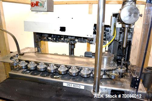 Used Arenco GAB Metal Tube Filler. Capable of speeds up to 60 TPM. Se