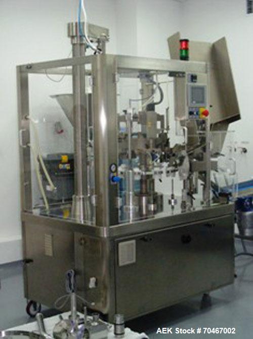 Used-IMA C 960 Aluminum (Metal) Tube Filler. Capable of speeds up to