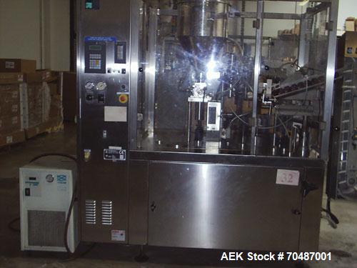 UsedComadis C155 Hot Air Plastic Tube Filler capable of speeds up to