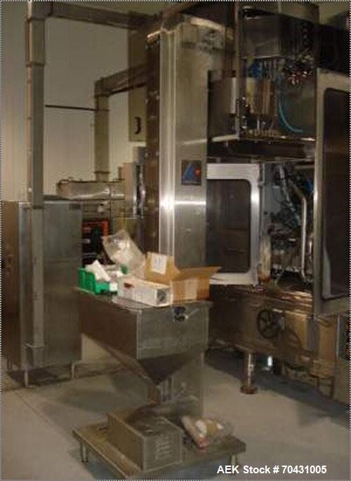 UsedTetra Pak Gable Top Filler and Schneider Case Packer, Model TR-6.