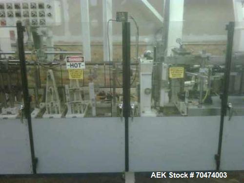 Used Bartelt HMC, Model IM-10-8 Horizontal Pouchmaster. Reclosable zi