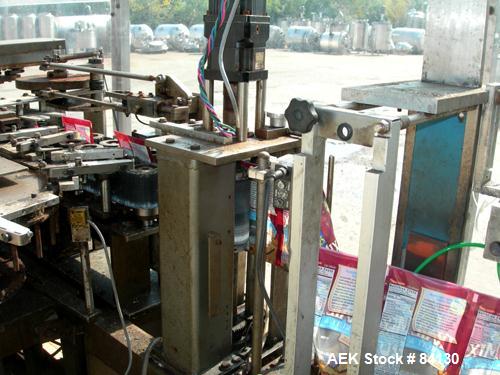 Used Roberts Packaging Model C-1000 horizontal gusseted stand up pouc