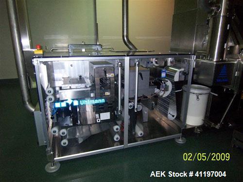 UsedUhlmann UPS 1070 blister machine. Year of manufacturing 2007. Com