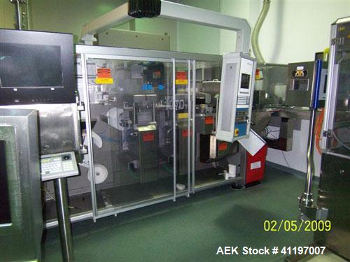UsedUhlmann UPS 1070 blister machine. Year of manufacturing 2007. Com