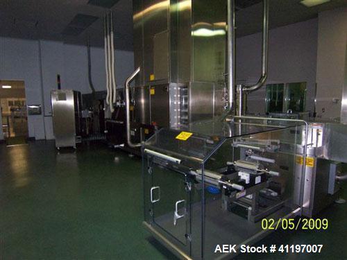UsedUhlmann UPS 1070 blister machine. Year of manufacturing 2007. Com
