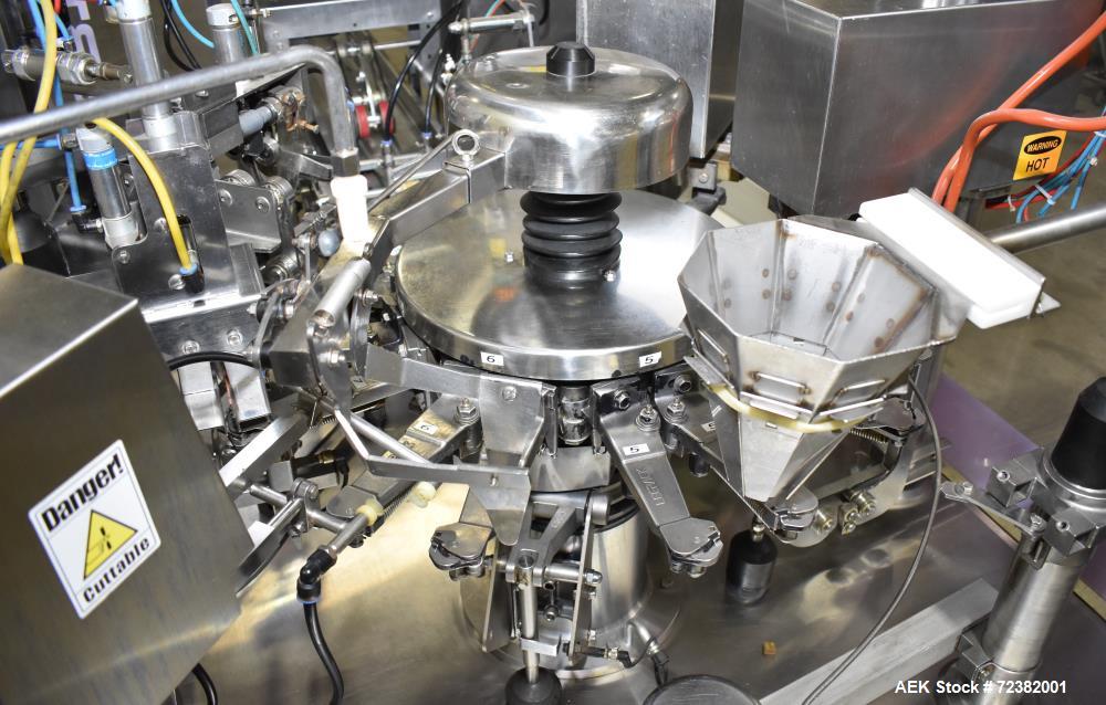 Used PSG Lee Model RP-8BT-Z Premade Pouch packager. Designed for pouc