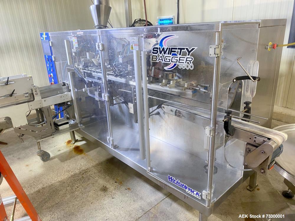 Used Weighpack Systems Swifty 3600 Horizontal Pouch Machine with Scal