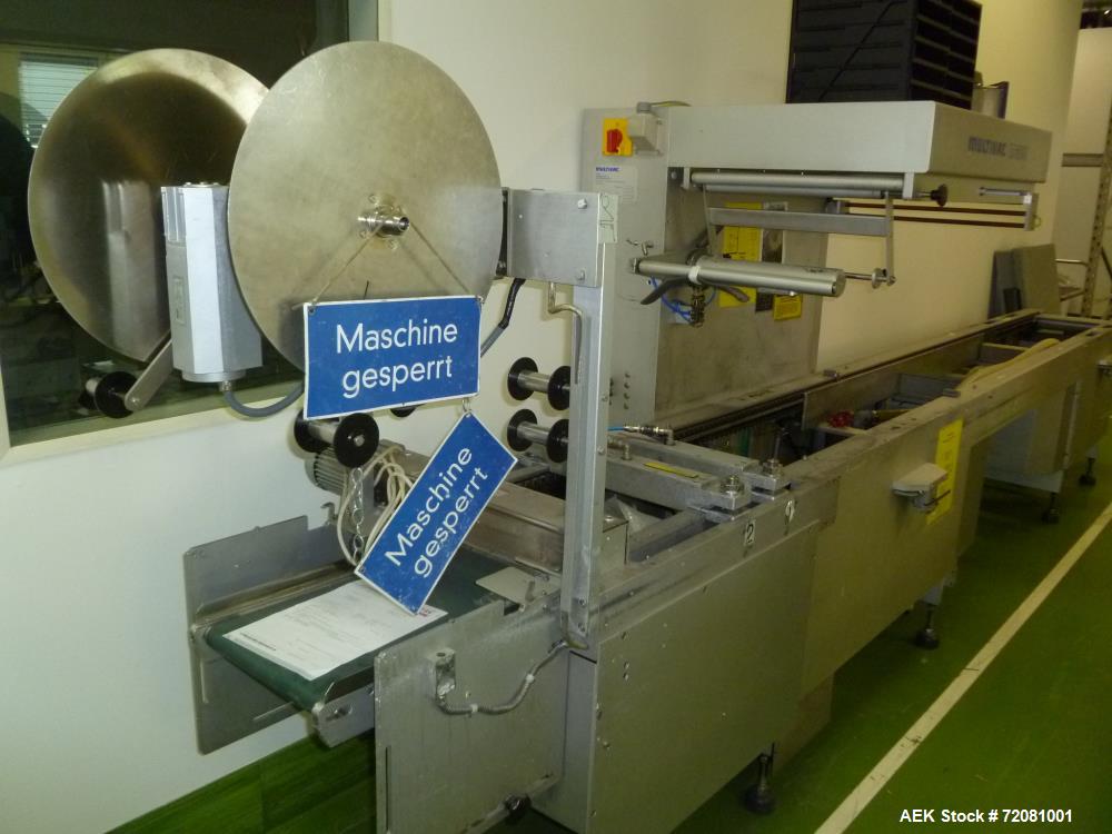 Used Multivac M860F Roll Stock Thermoformer. 14.58" (374 mm) foil wid