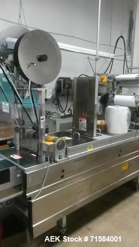 Used Multivac R230 Roll Stock Thermoformer. Has plug assist and gas f