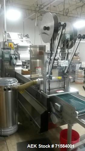 Used Multivac R230 Roll Stock Thermoformer. Has plug assist and gas f