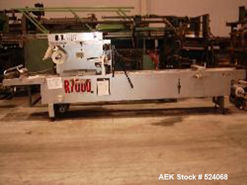 USED: Multivac R7000 horizontal form fill and seal thermoformer.Has 2