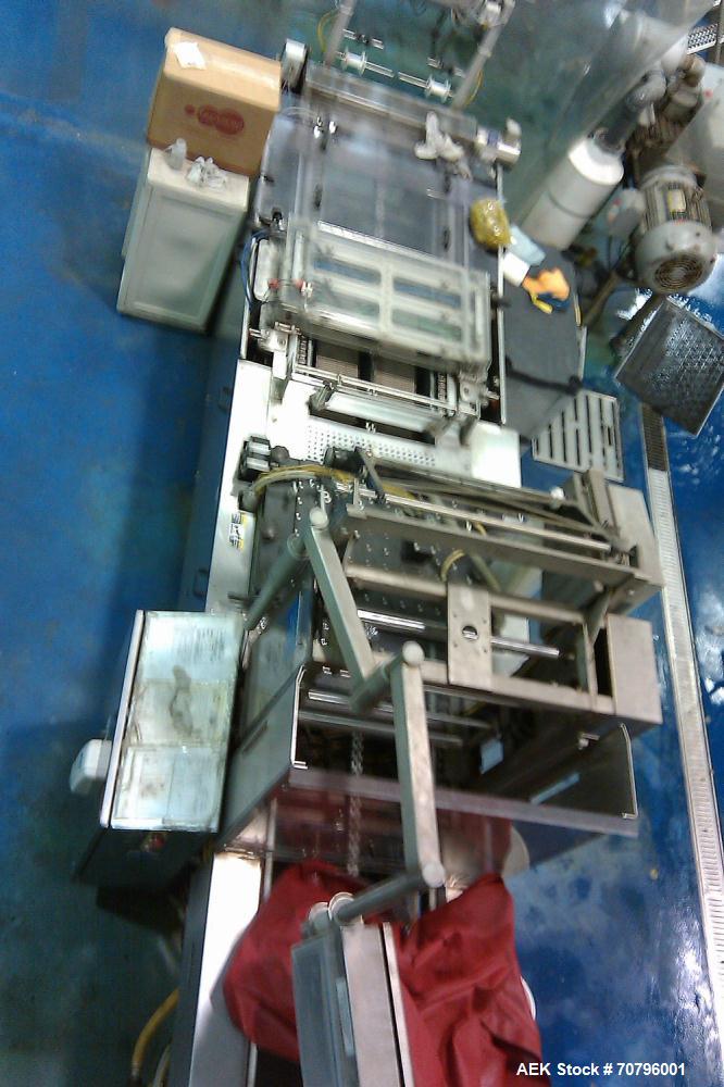 Used RapidPak Model RP-30 horizontal form fill seal thermoformer. Set