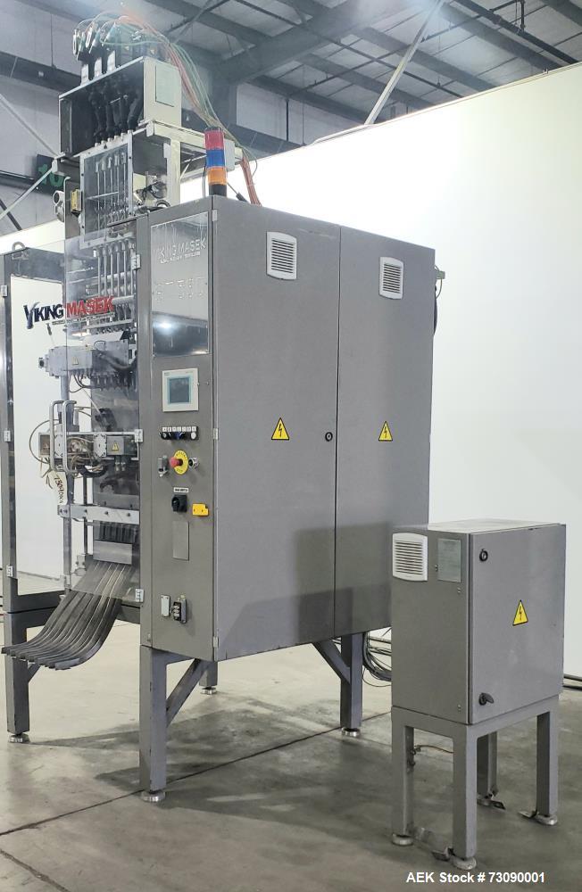 Used Viking Masek ST560 Stick Pack Machine – 6-Lane, 480 PPM, Auger Filler