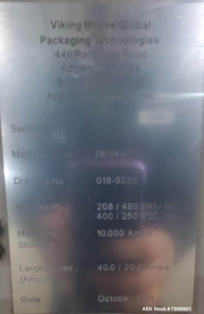 Used Viking Masek ST560 Stick Pack Machine – 6-Lane, 480 PPM, Auger Filler