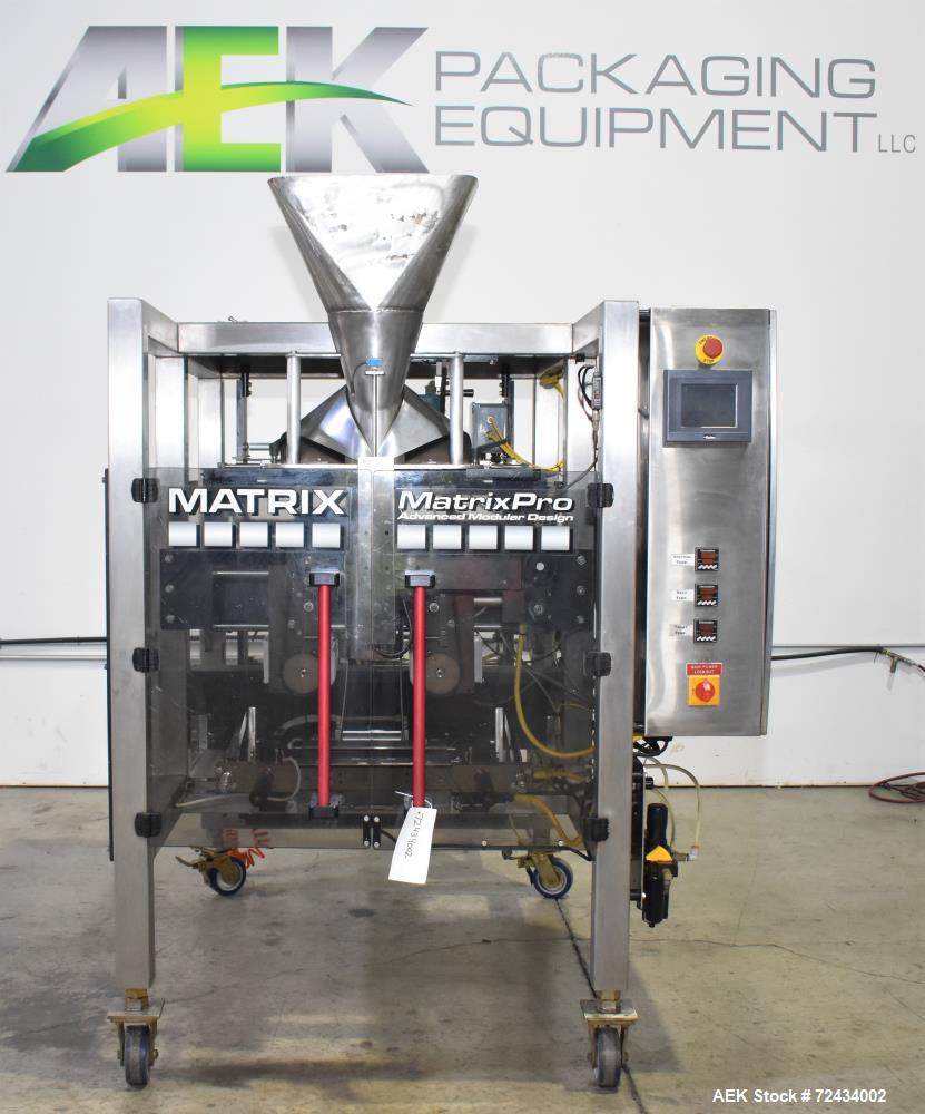 Used Matrix Packaging MatrixPro Vertical Form Fill and Seal Machine,