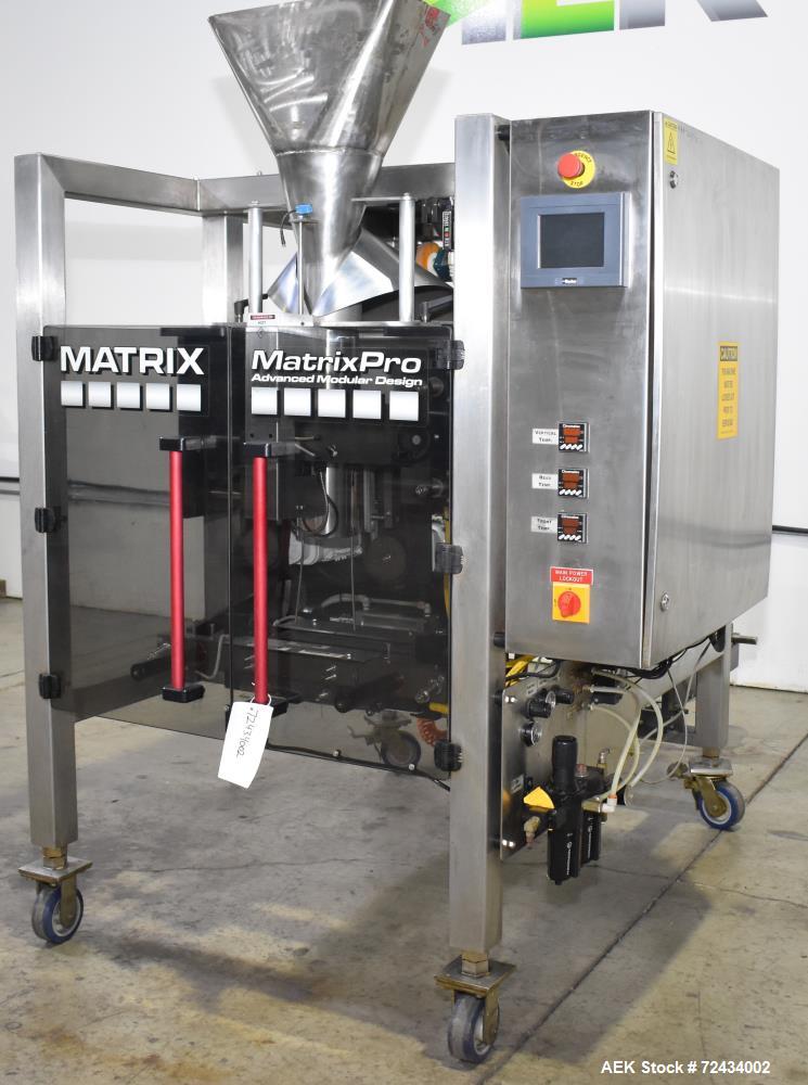 Used Matrix Packaging MatrixPro Vertical Form Fill and Seal Machine,