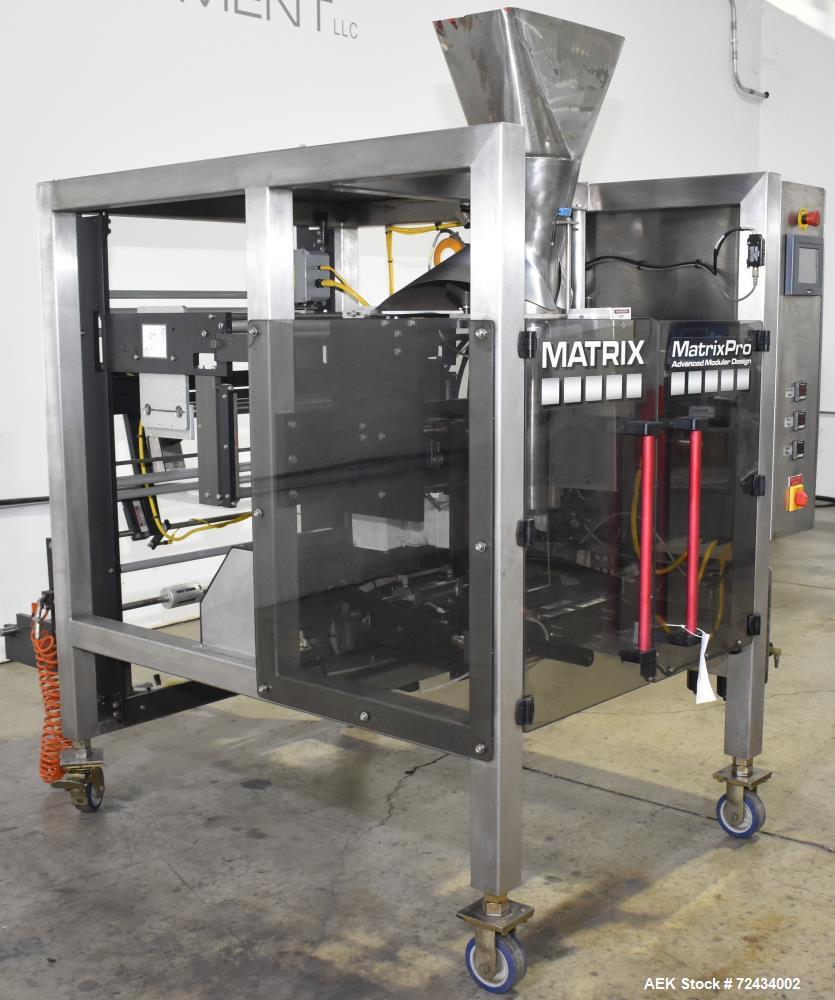 Used Matrix Packaging MatrixPro Vertical Form Fill and Seal Machine,